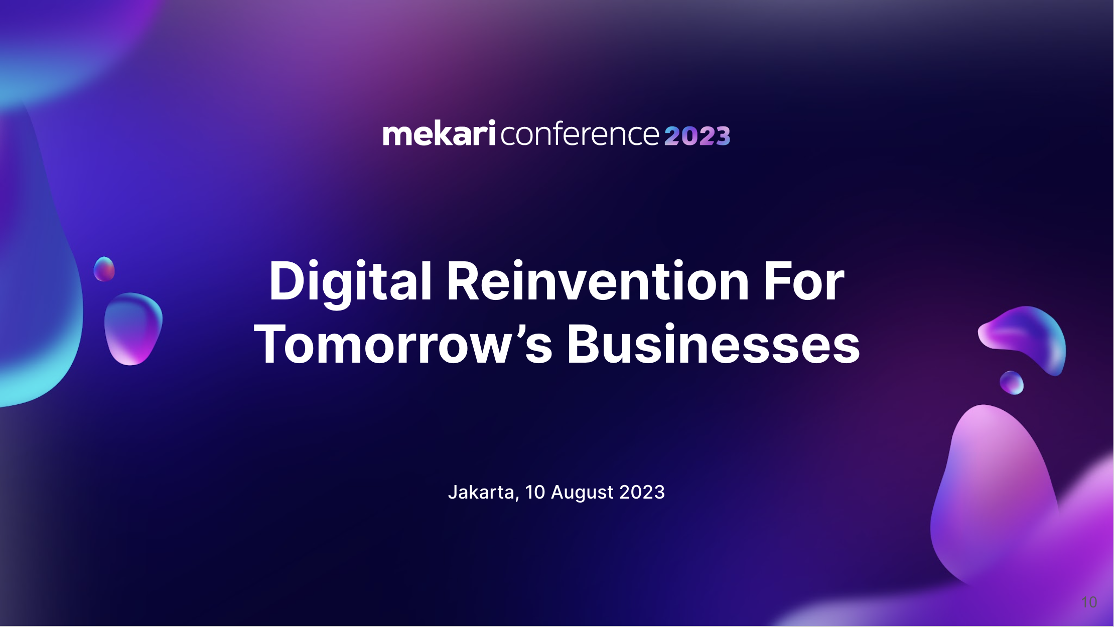 HomePage - Mekari Conference